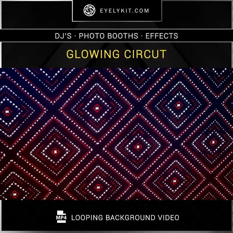 PHOTO BOOTH VIDEO BACKGROUND - GLOWING CIRCUT