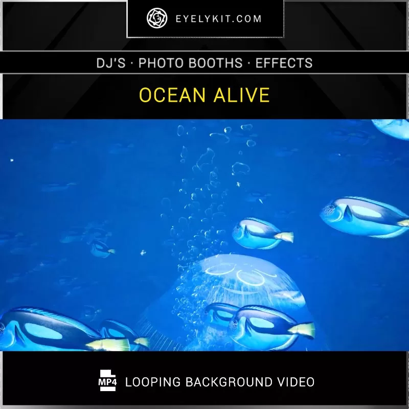 PHOTO BOOTH VIDEO BACKGROUND - OCEAN ALIVE