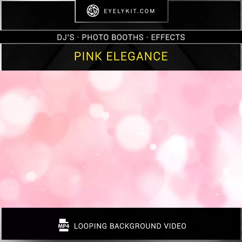 PHOTO BOOTH VIDEO BACKGROUND PINK ELEGANCE