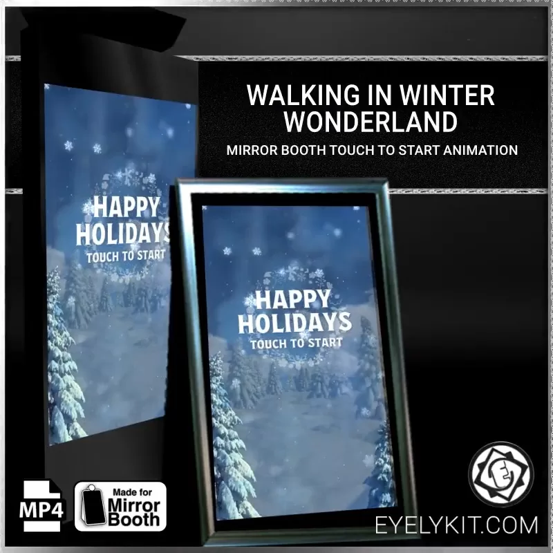 100+ Magic Mirror Booth Winter Animations - Wonderland