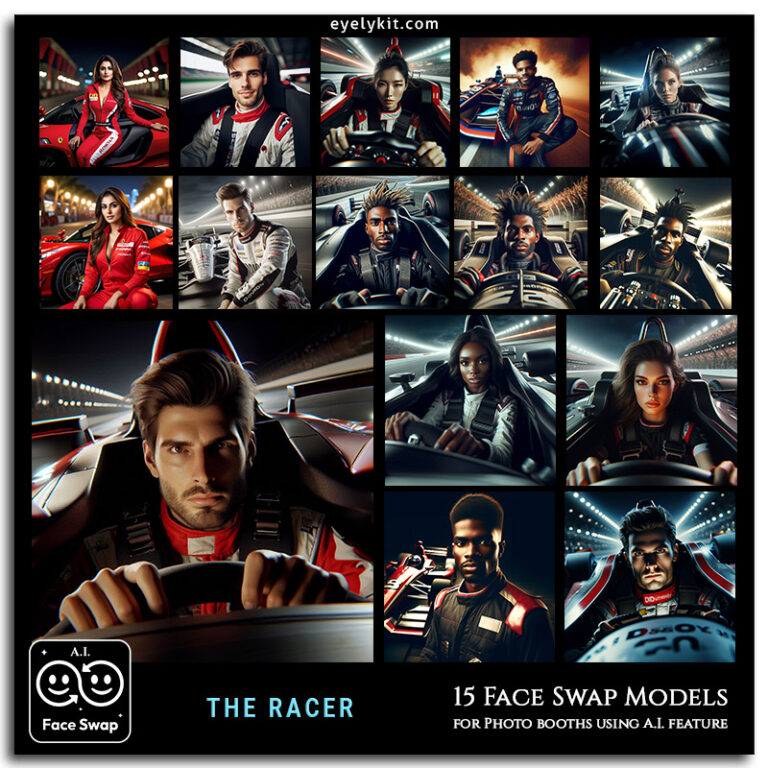 100+ Amazing Racing AI Face Swap Images Avatars Photobooths