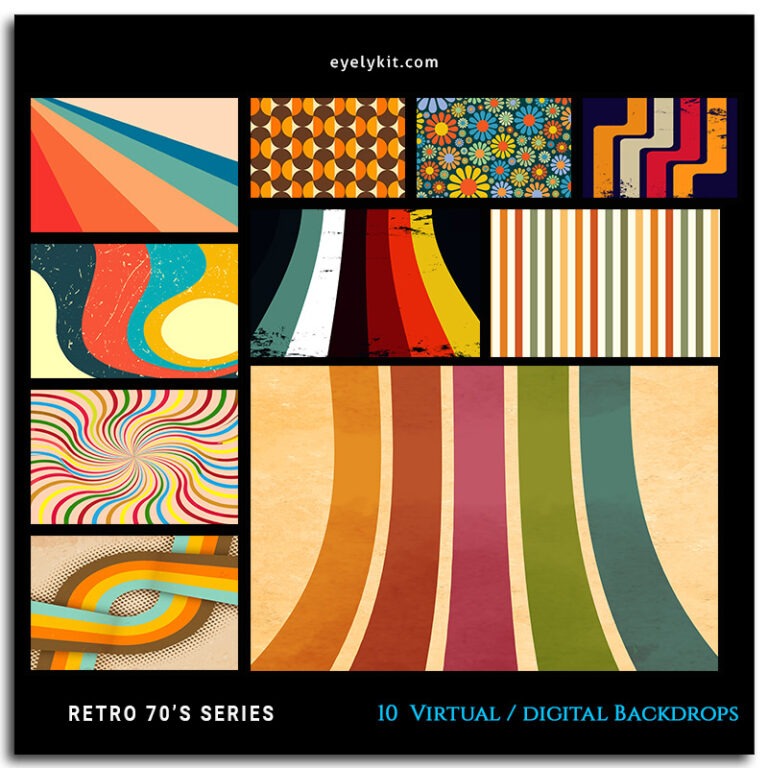 10 Stunning Retro 70s Virtual Backdrops For Photo Booth