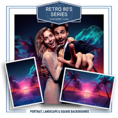 12 Stunning Retro 80s Virtual Backdrops For Photo Booths