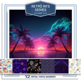 12 Stunning Retro 80s Virtual Backdrops For Photo Booths