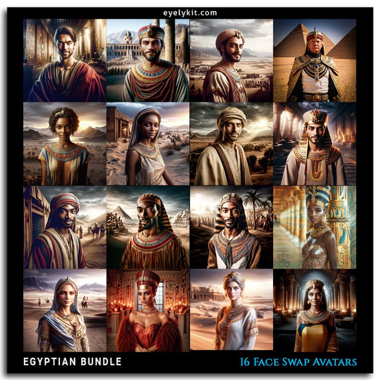 100+ Stunning Egyptian Photo Booth Face Swap Avatars Downloa