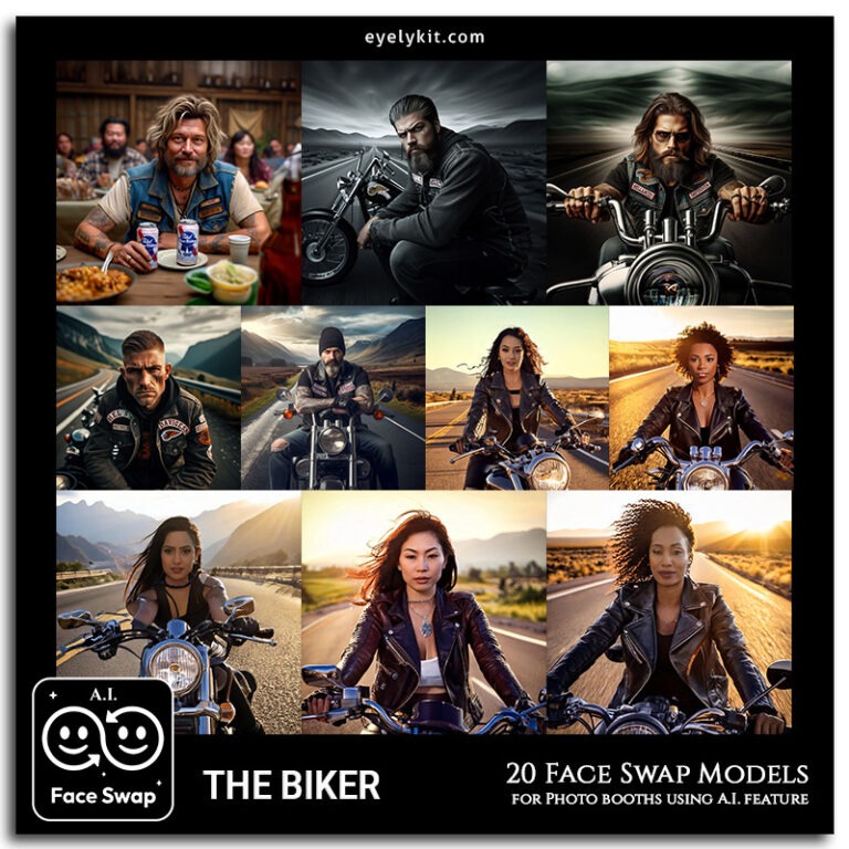 100+ Stunning Biker Face Swap Photos Avatars Download