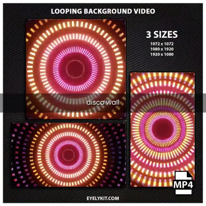 100+ Amazing Disco Wall Video Background For Photo Booths