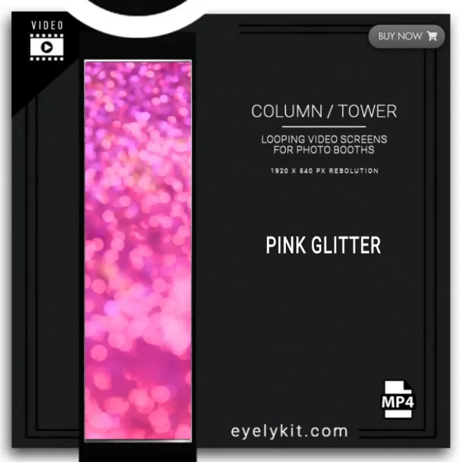 100+ Amazing Pink Glitter Column Animation LED Screens